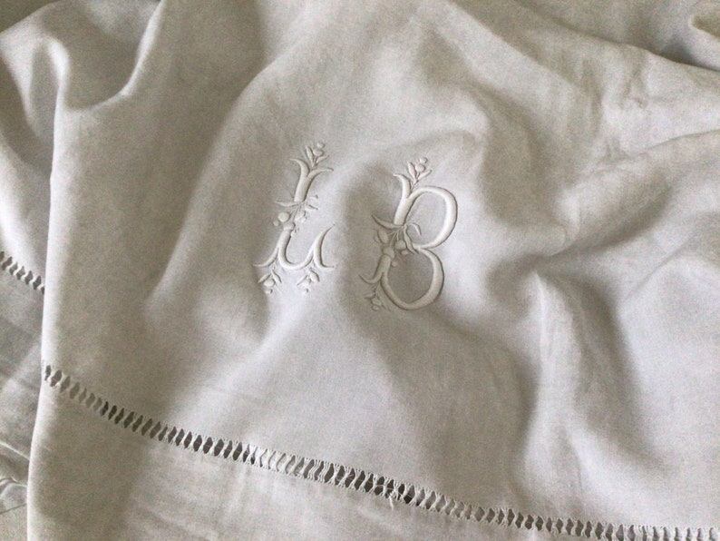 Fabulous Antique French Linen Heirloom Dowry Sheet Hand - Etsy