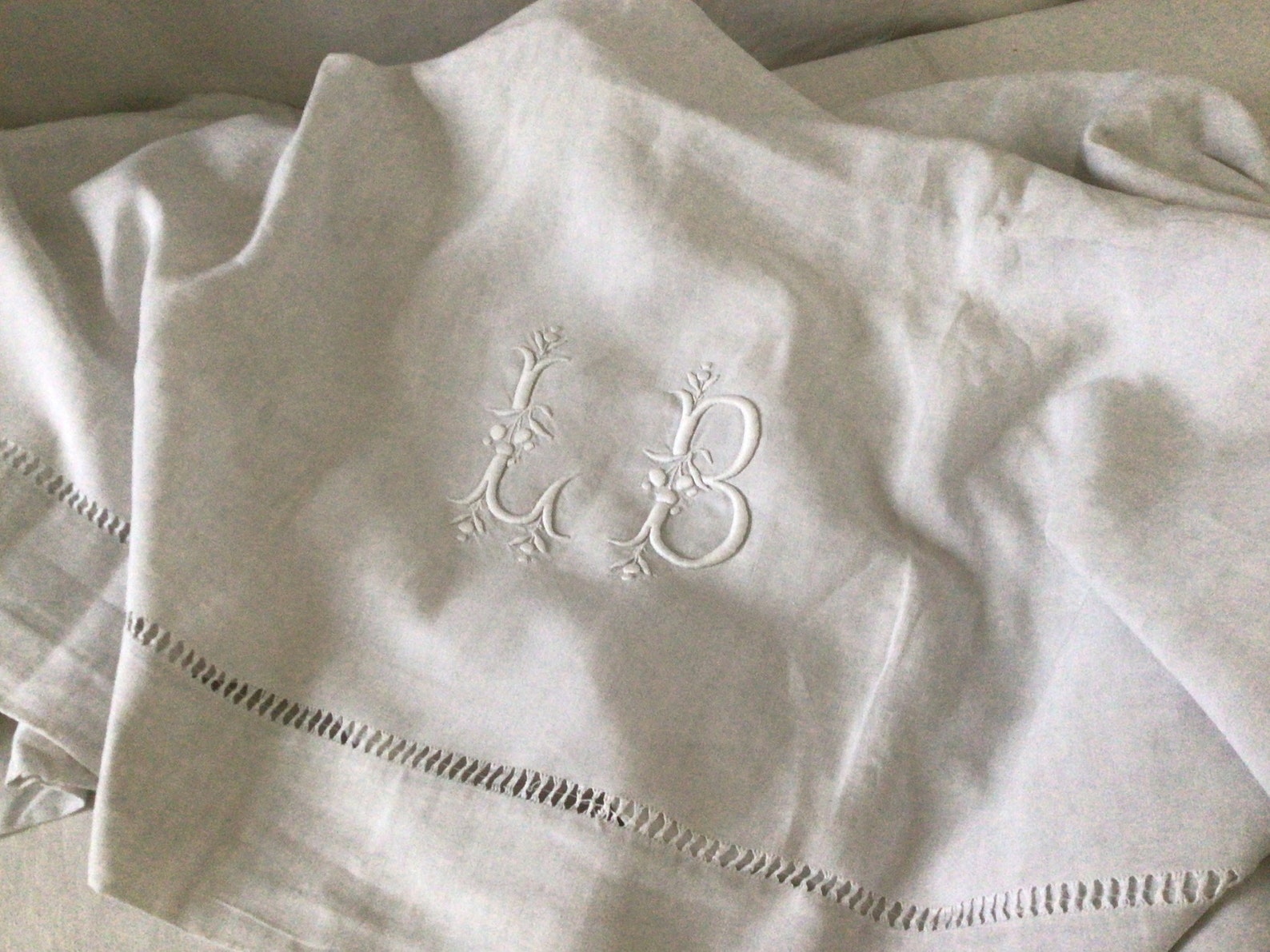 Fabulous Antique French Linen Heirloom Dowry Sheet Hand - Etsy