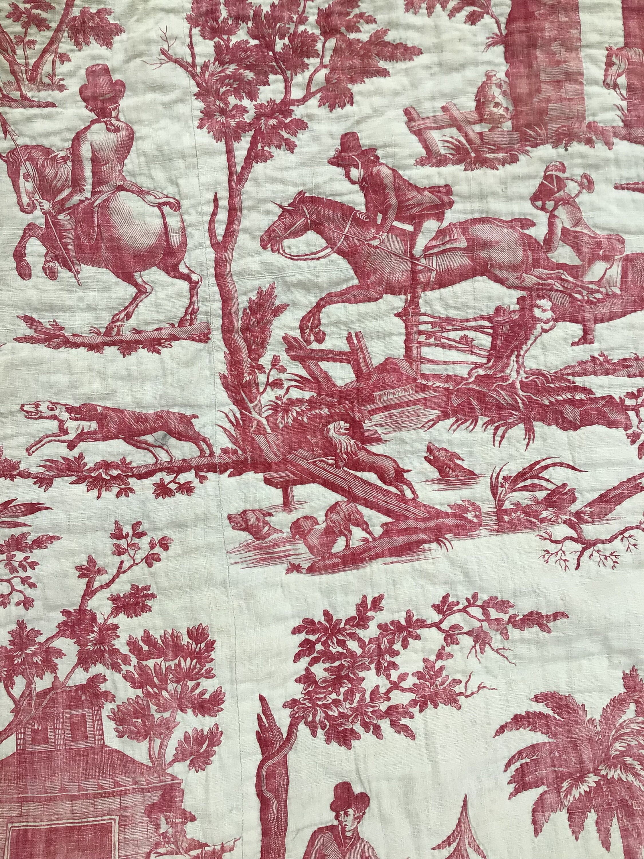 Stunning Antique 18th Century French Toile Nantes La - Etsy