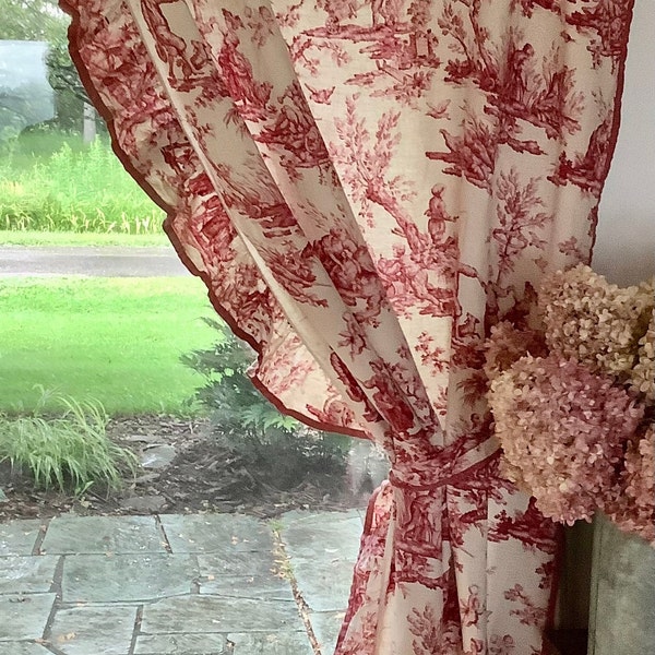 Toile Curtain - Etsy