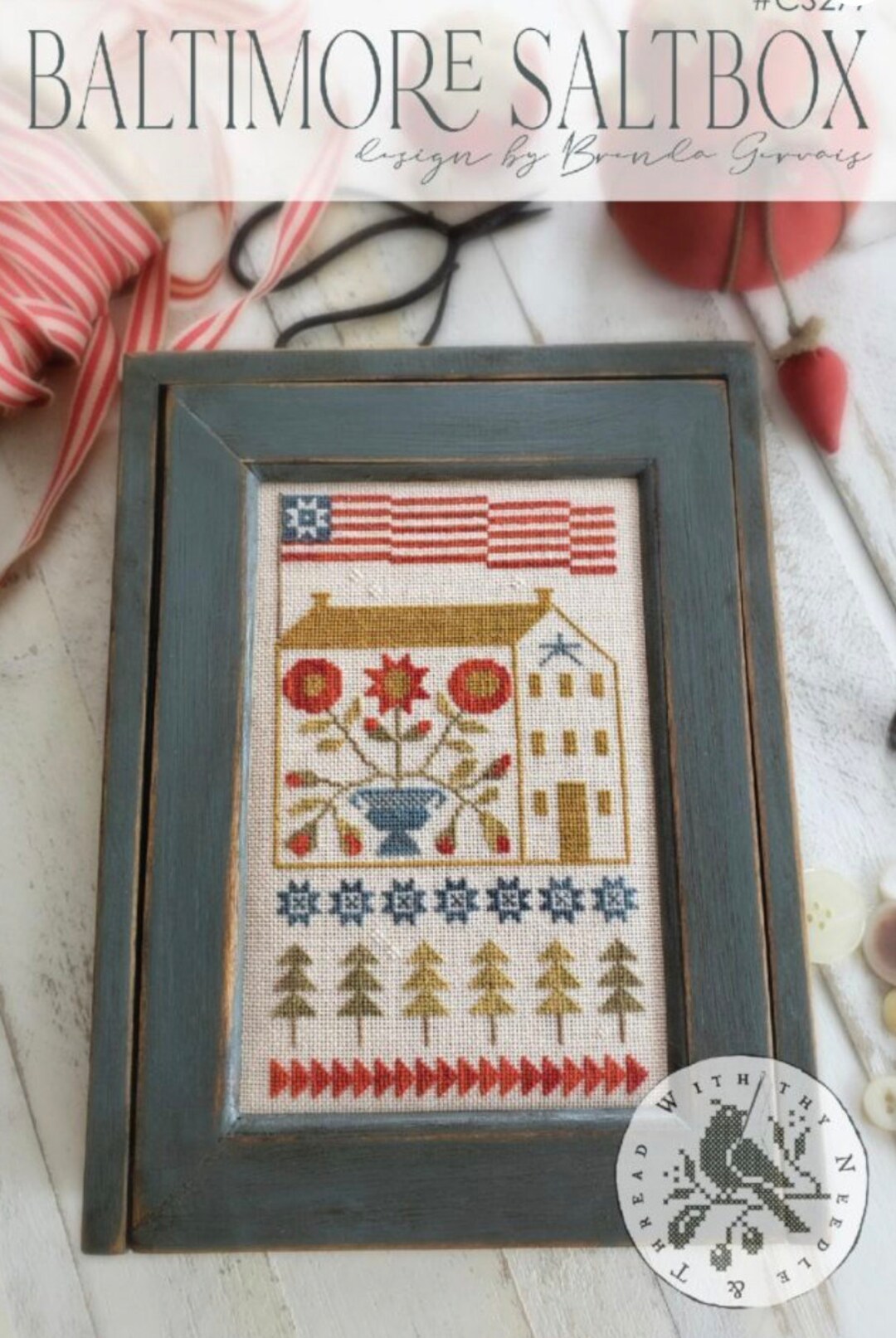 Baltimore Saltbox by Brenda Gervais With Thy Needle and Thread - Etsy