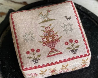 Pre-order Stacey Nash Designs BIG CHICKEN LITTLE Chicken Pinkeep Cross ...