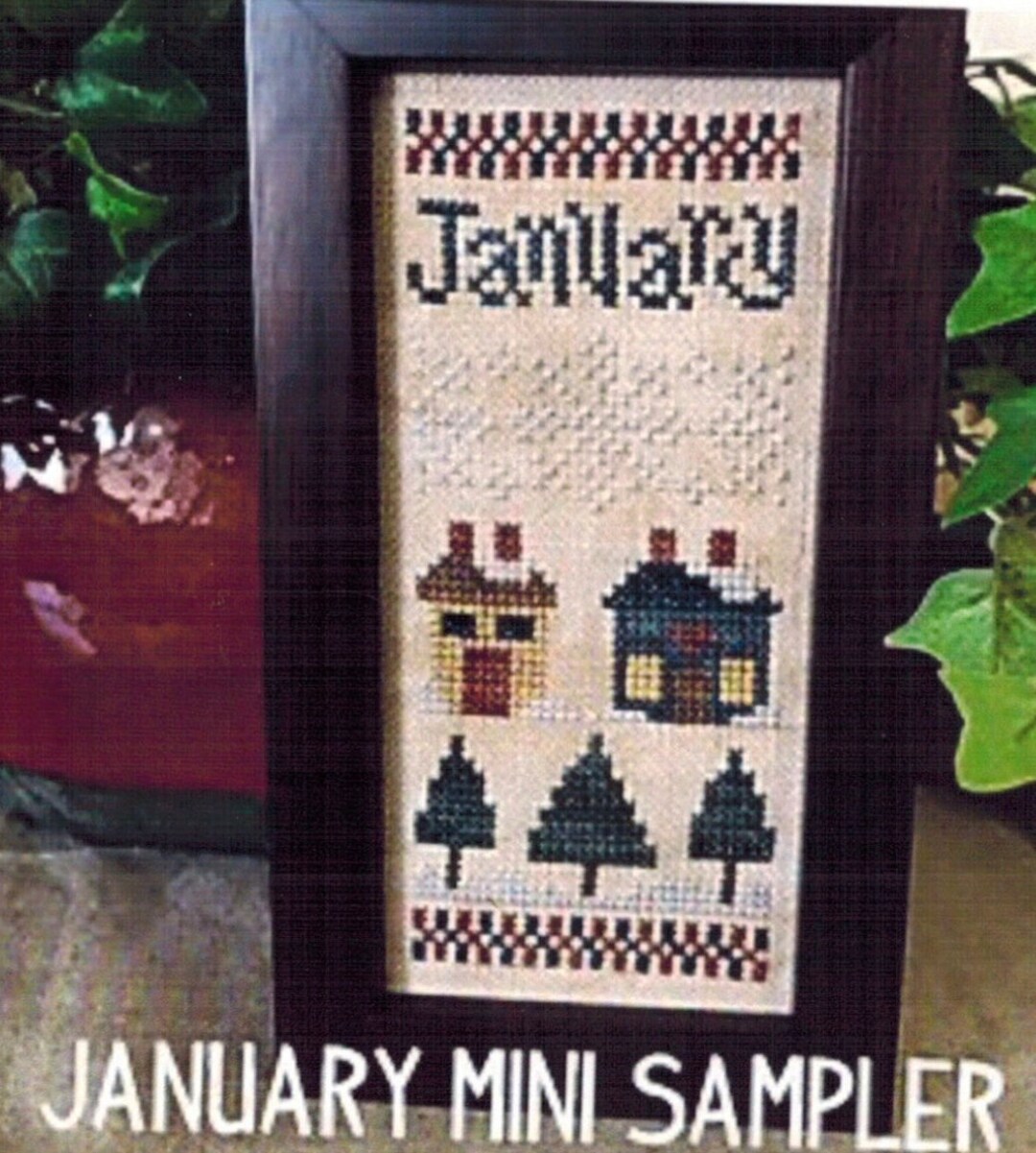 January Mini Sampler by From the Heart ~ Needleart by Wendy - Etsy