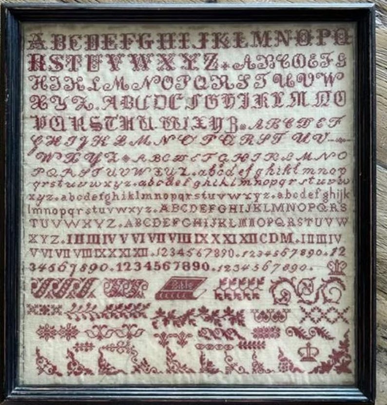 Anonymous Bristol Sampler by Haystack Stitching - Etsy