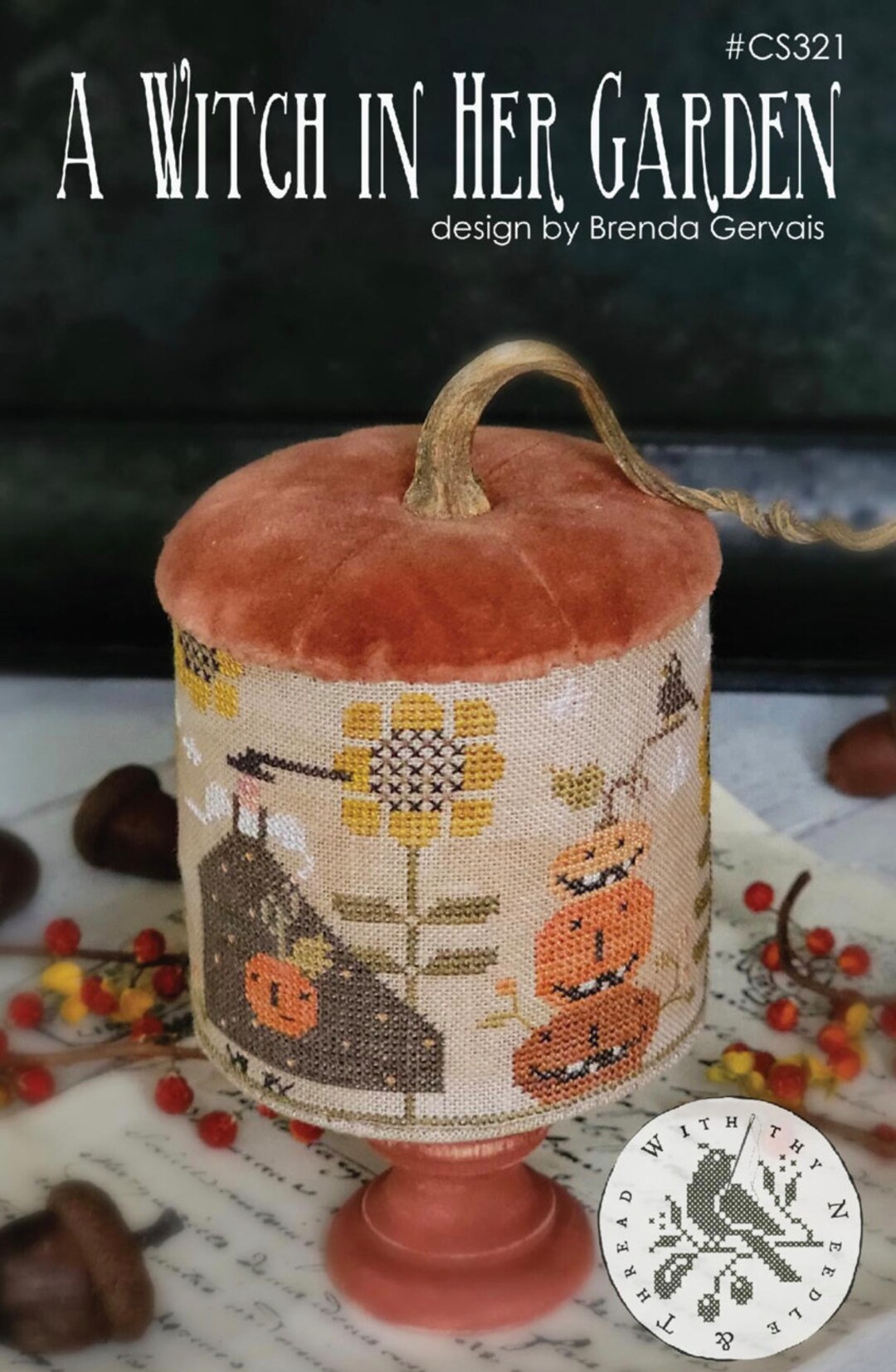 A Witch in Her Garden by Brenda Gervais With Thy Needle and Thread - Etsy