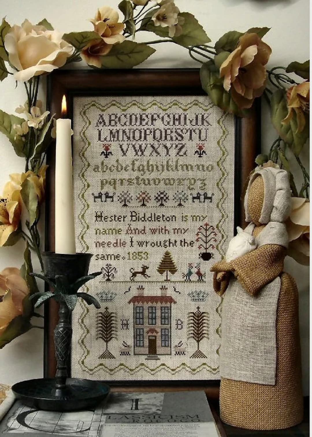Hester Biddleton Samplery by Brenda Keyes the Sampler Company - Etsy