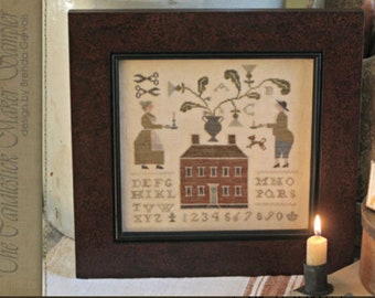 Brick House Sampler by Brenda Gervais - Etsy