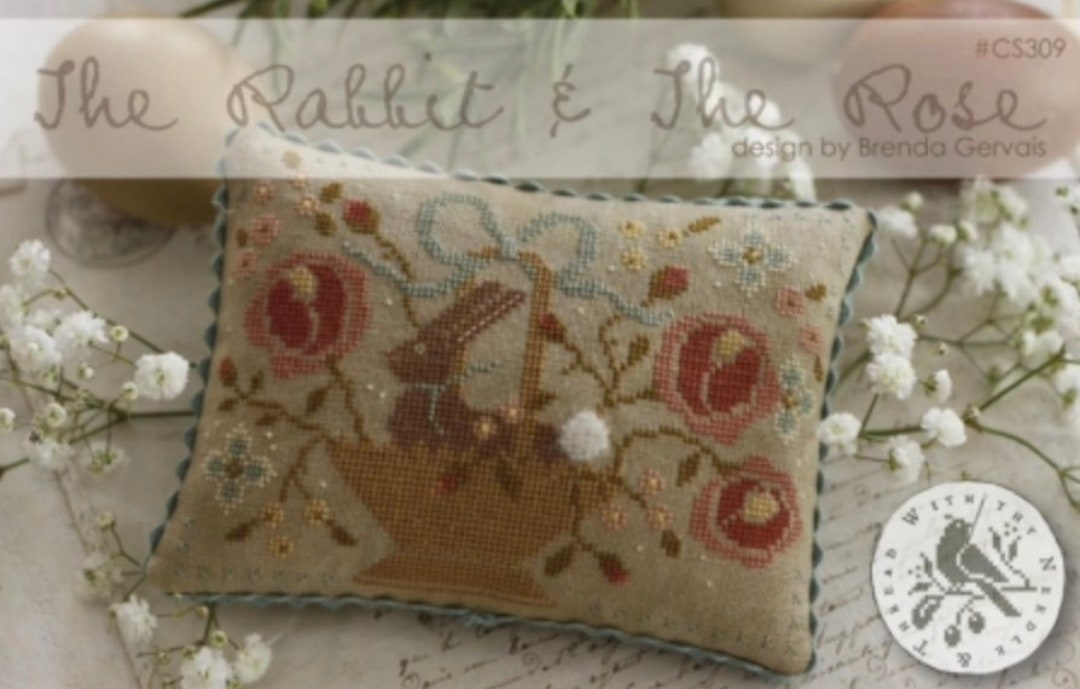 The Rabbit and the Rose by Brenda Gervais With Thy Needle and Thread - Etsy