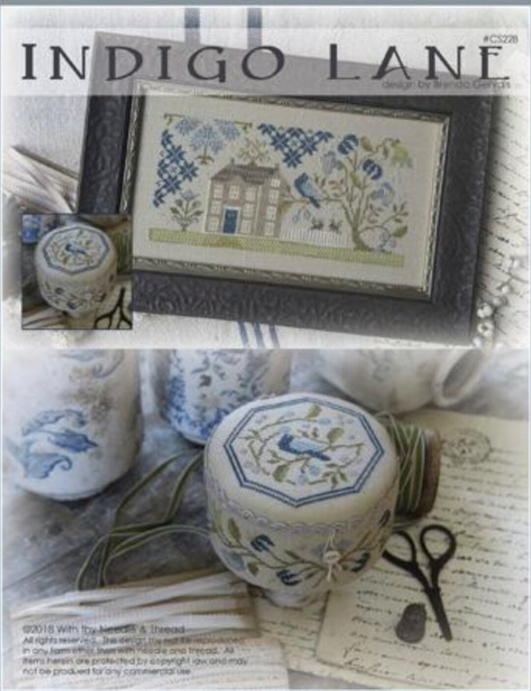 Indigo Lane by Brenda Gervais - Etsy