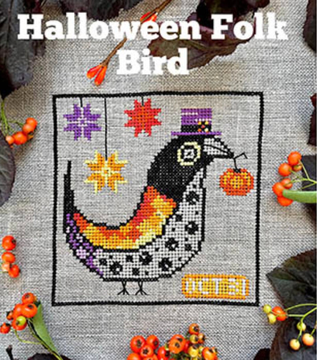 Halloween Folk Bird by Yasmin's Made With Love - Etsy