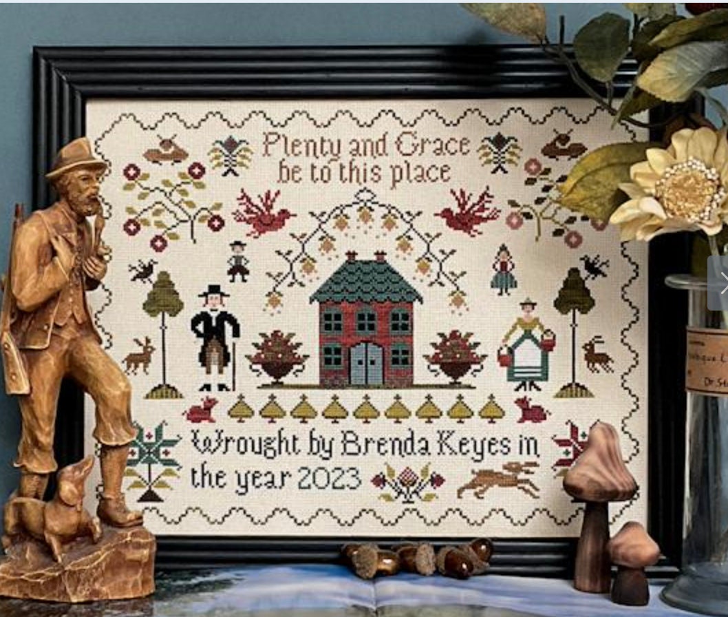 Plenty & Grace Sampler by Brenda Keyes the Sampler Company - Etsy