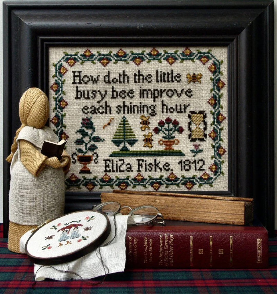 Eliza Fiske Sampler by Brenda Keyes the Sampler Company - Etsy