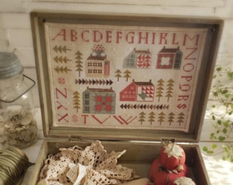 Brick House Sampler by Brenda Gervais - Etsy