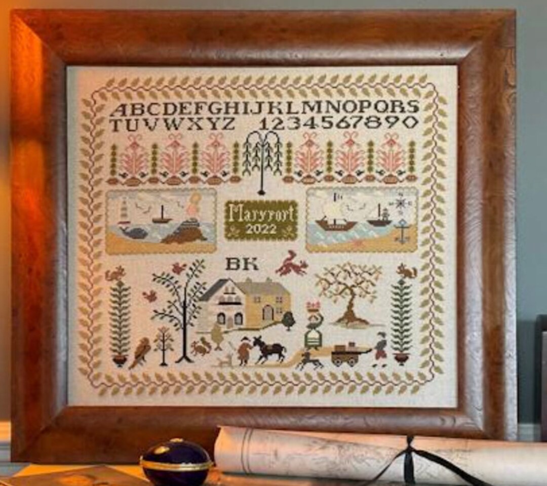 The Maryport Sampler by Brenda Keyes the Sampler Company - Etsy