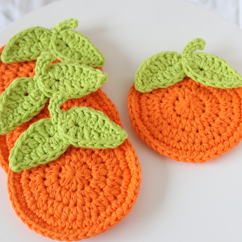 Citrus Coasters Orange Shaped Coaster Fruit Decorations for | Etsy