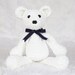White Teddy Bear Stuffed Animal Classic Teddy Bear White - Etsy
