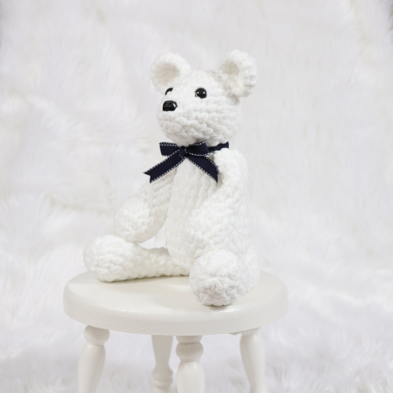 White Teddy Bear Stuffed Animal Classic Teddy Bear White | Etsy