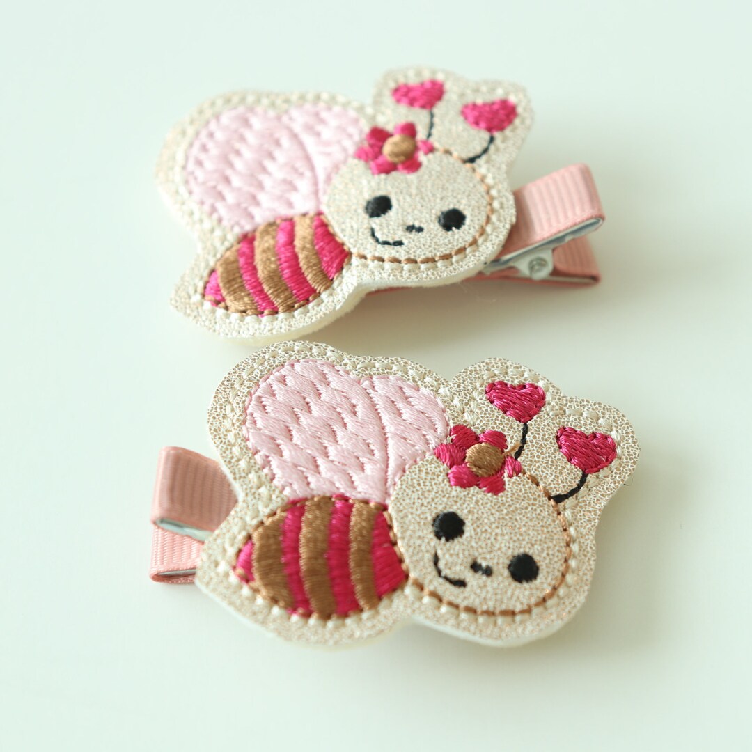 Bumble Bee Hair Clips-toddler and Kids Alligator Clips- Non Slip 2 Inch ...
