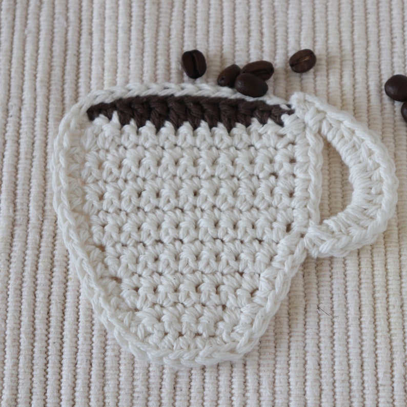 Coffee Mug Shaped Coasters Set of 4 Coffee Lovers Gift | Etsy