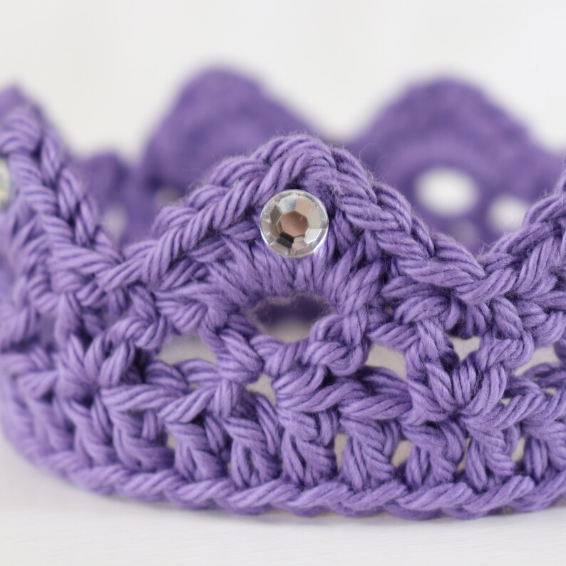 Violet Baby Crown Gender Reveal Idea Princess Tiara Baby - Etsy