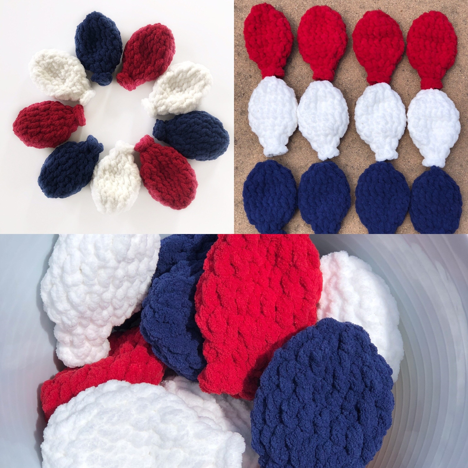 Reusable Water Balloons, Lawn Game, Crochet Water Bombs, Outdoor Water ...