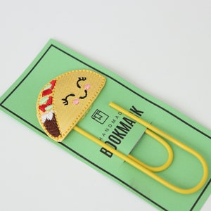 Taco Bookmark-planner Clips With Funny Sayings-food Related Bookmarks ...