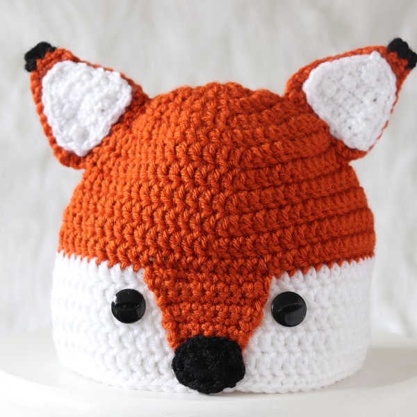 Crochet Fox Hat - Etsy