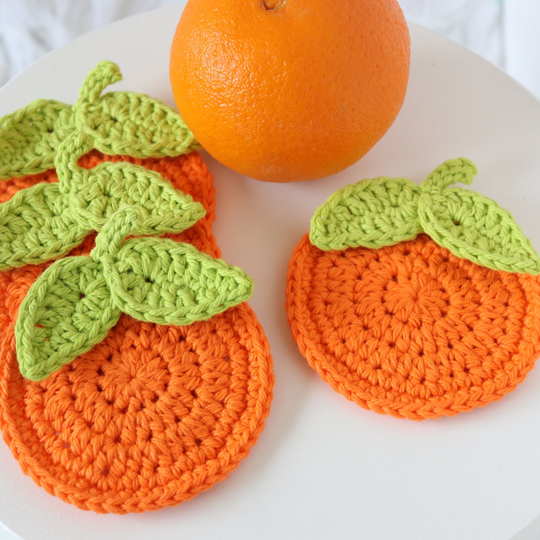 Citrus Coasters, Orange Shaped Coaster, Fruit Decorations for Kitchen ...