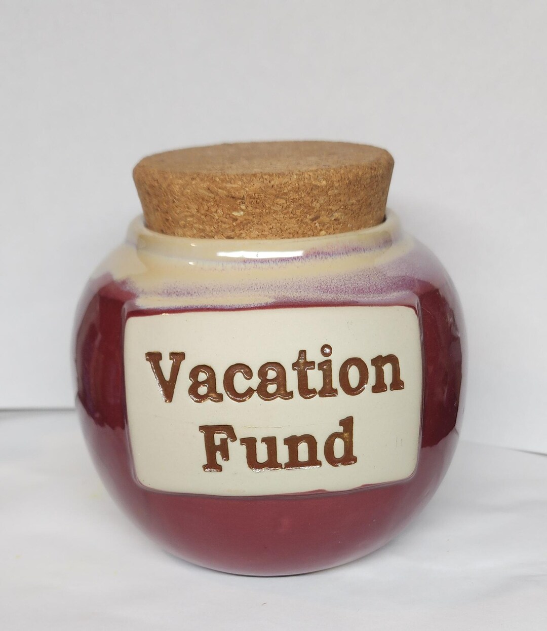 Vintage Vacation Fund Ceramic Jar Made by Tumbleweed Pottery. - Etsy