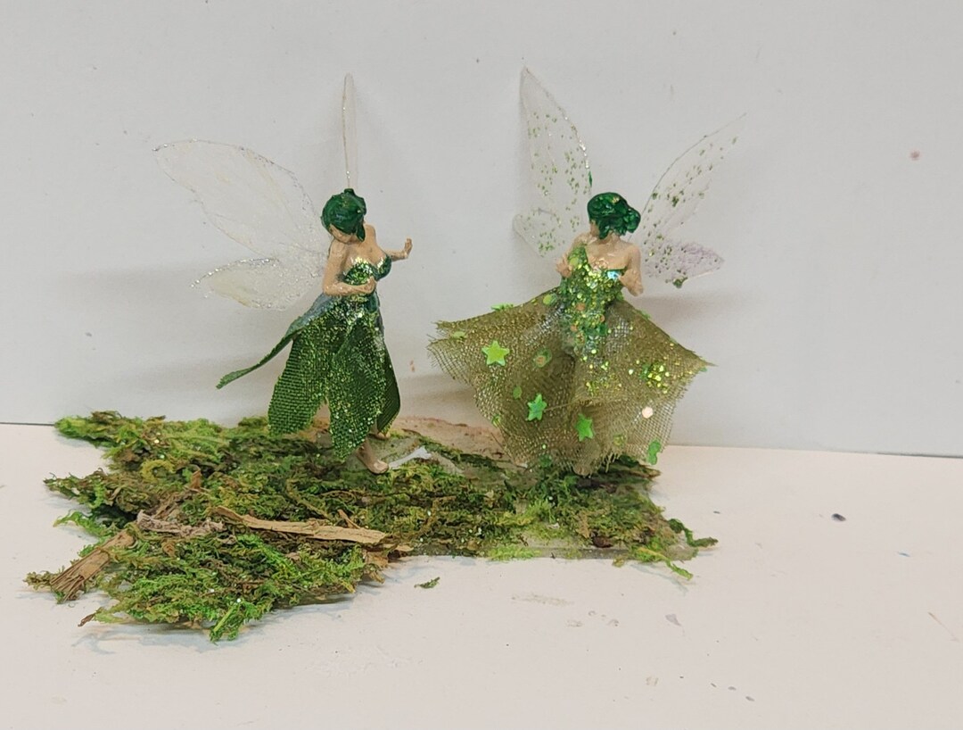 ON RESERVE. Realistic Faerie Miniature. Fairy in a Flower Dress ...