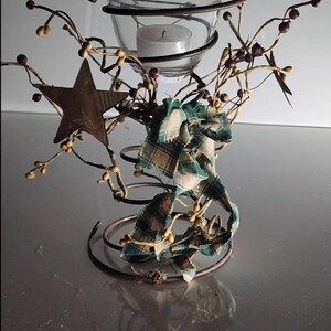 Primitive Rusty Spring Candle Holder. Rustic Country Style Votive ...