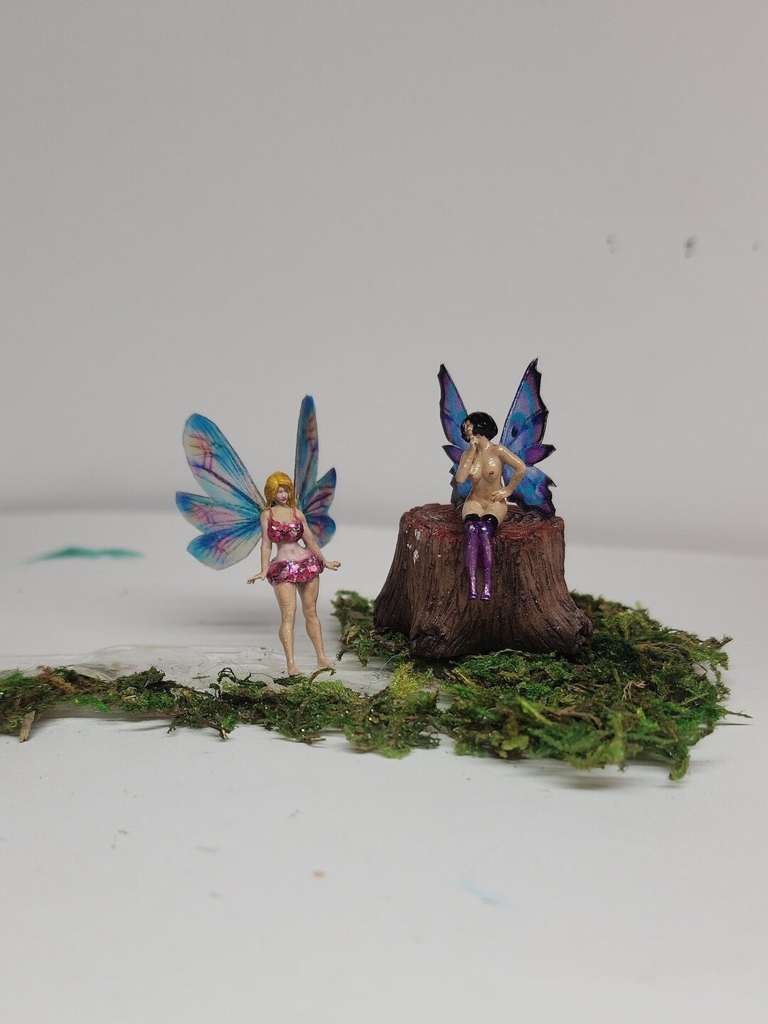 Fairy Garden Miniatures. Terrarium Fairy Garden Figurine. Nude Light ...