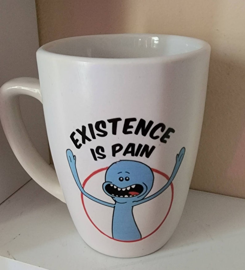 Rick Middle Finger Coffee Mug. 15 Oz. Your Opinion Rick Mug | Etsy