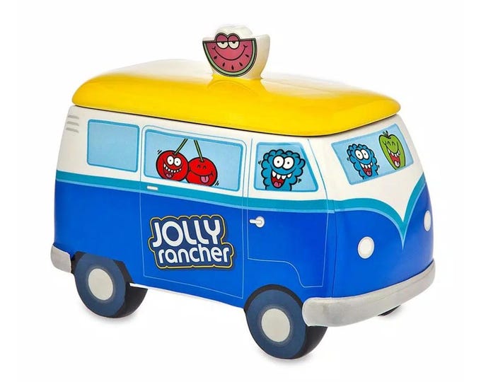 Jolly Rancher Fine Porcelain Bus Candy Jar VW . RARE by GODINGER ...