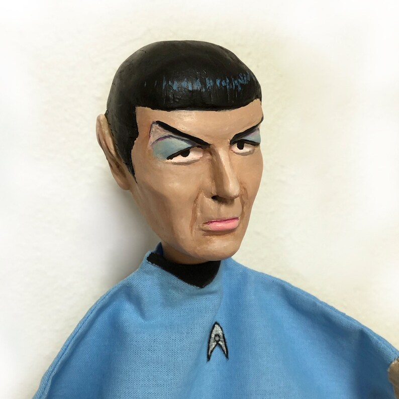 Spock Puppet Star Trek Withhueinmind Gwynneross | Etsy