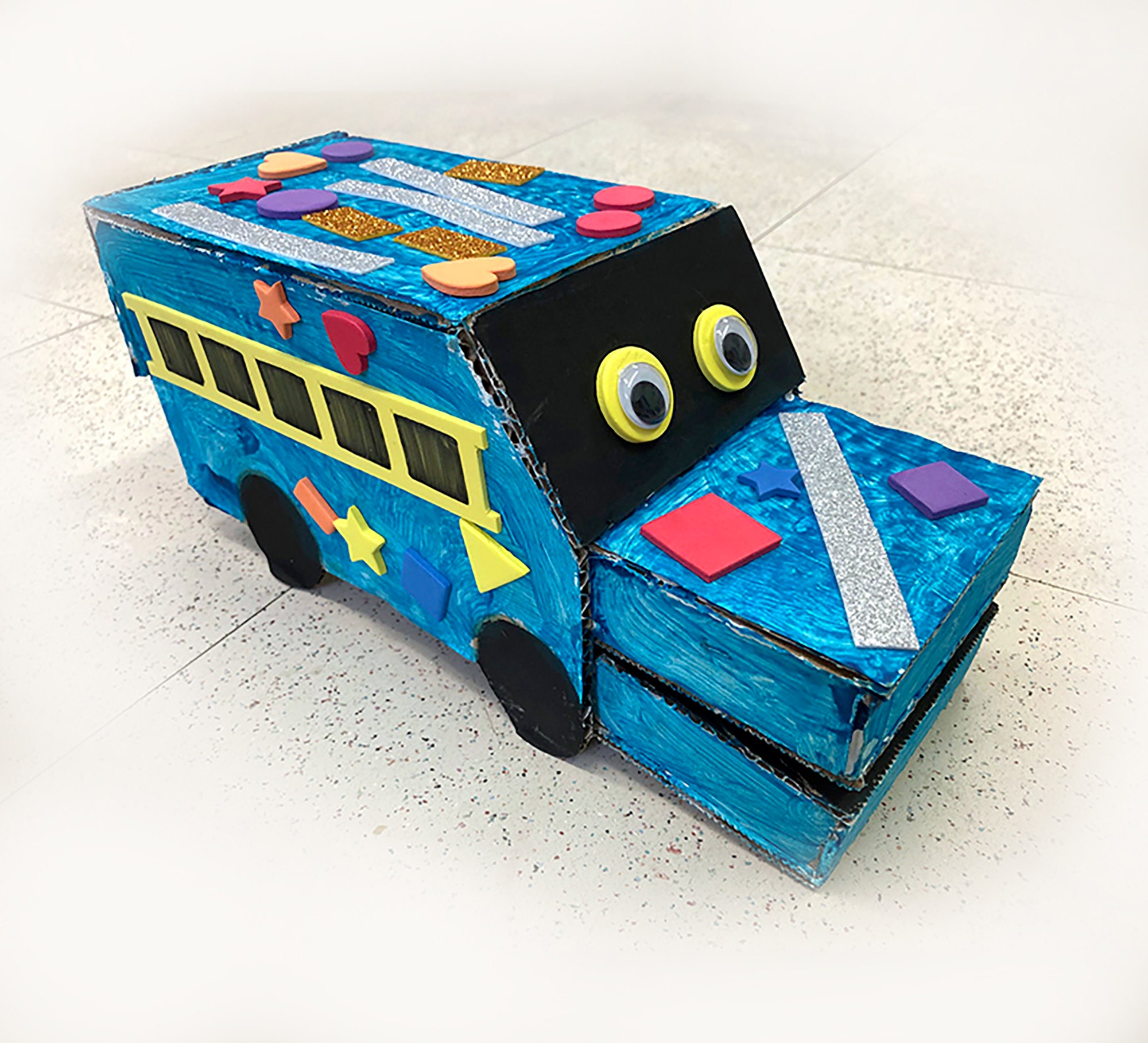 Truck Hand Puppet DIY PDF Kids Craft Preschool Paint Recycle Cardboard ...