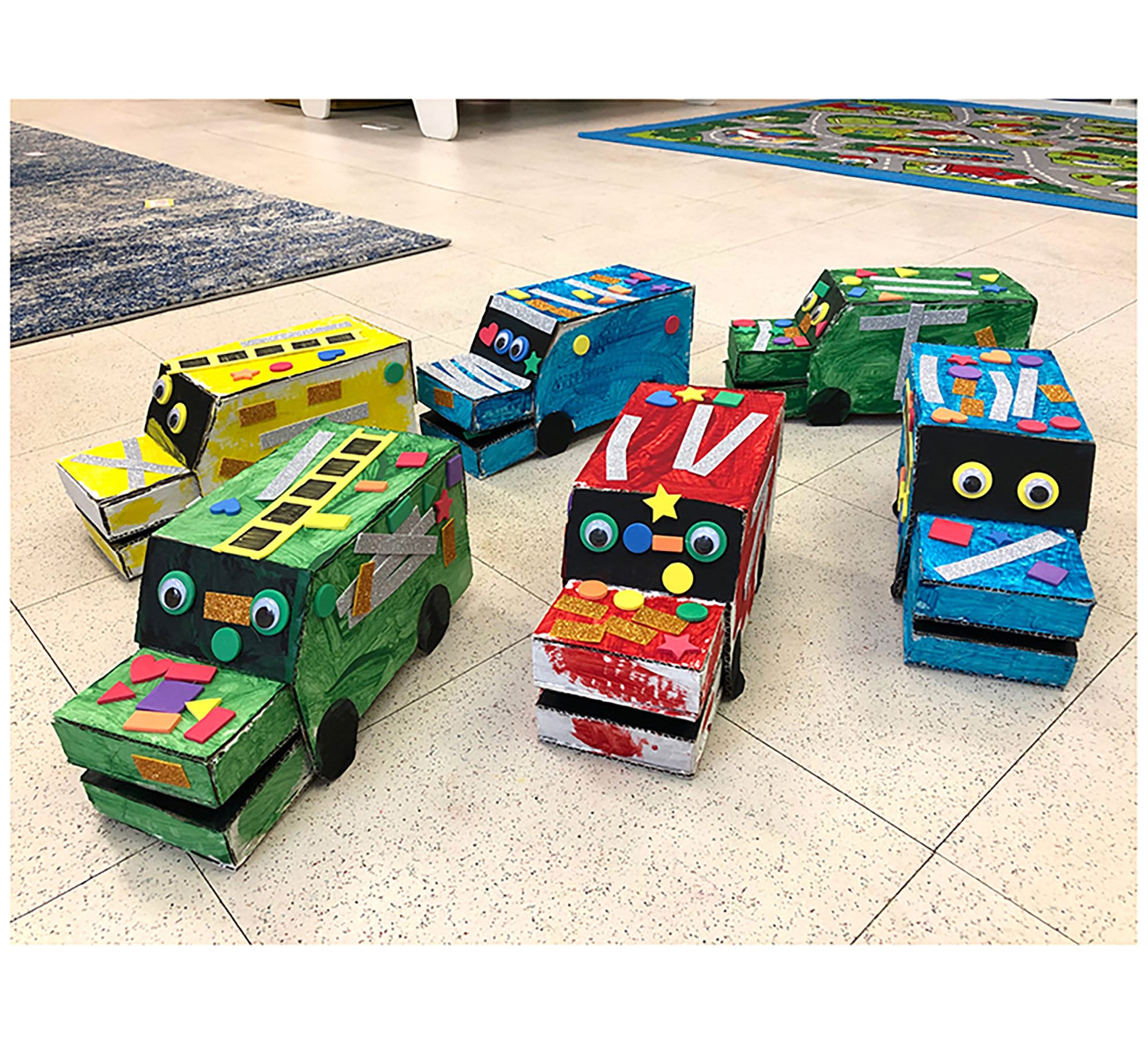 Truck Hand Puppet DIY PDF Kids Craft Preschool Paint Recycle Cardboard ...