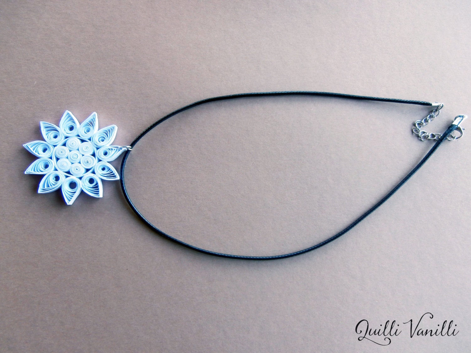 Paper Quilled Necklace, Paper Quilling Jewelry, Quilled Jewelry, Paper ...