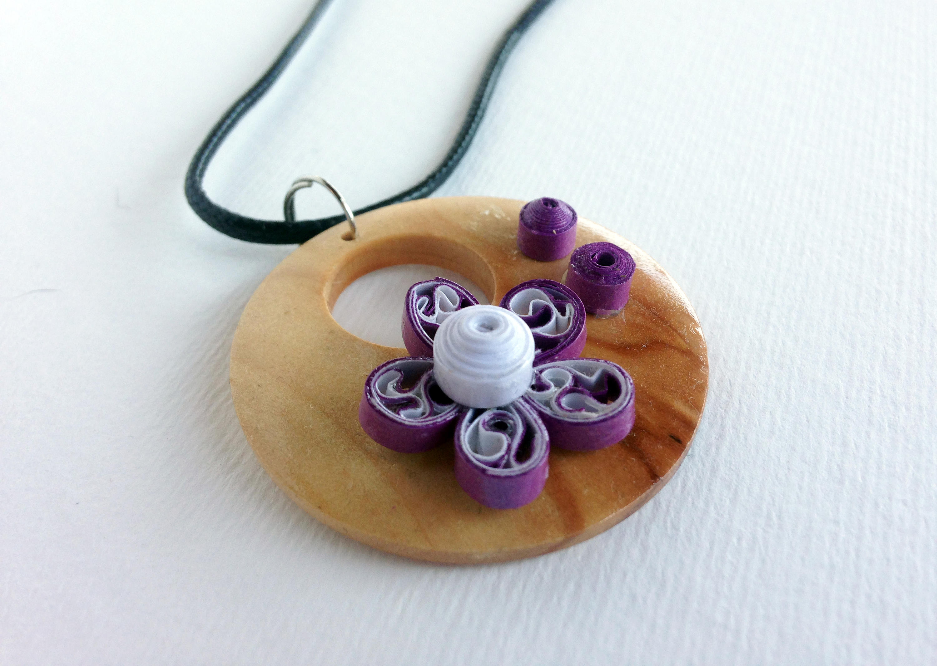 Paper Quilled Necklace, Paper Quilling Jewelry, Quilled Jewelry, Paper ...