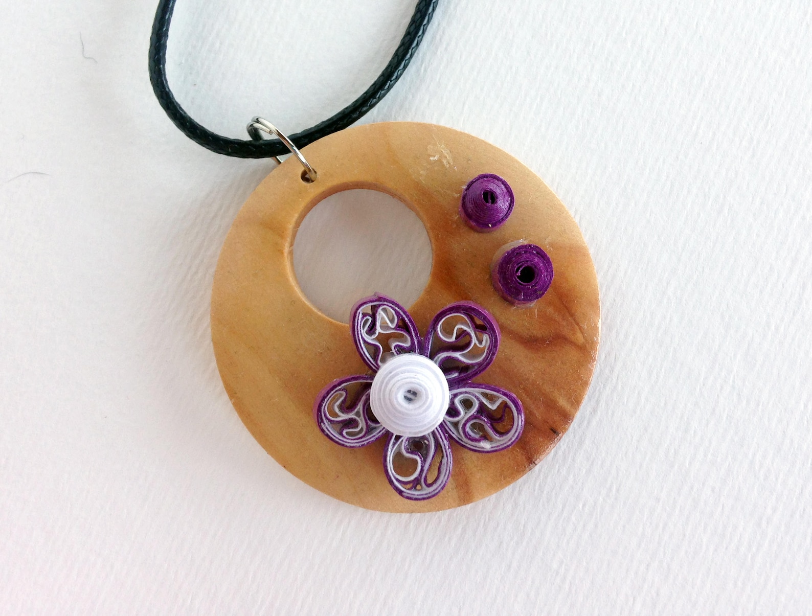 Paper Quilled Necklace, Paper Quilling Jewelry, Quilled Jewelry, Paper ...