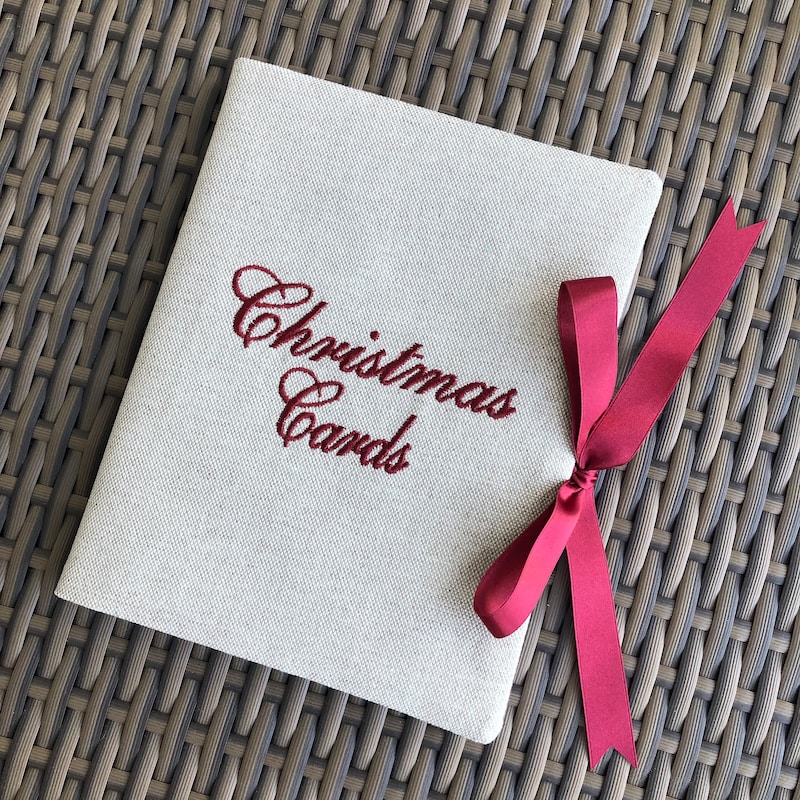 Christmas Card Album - Etsy