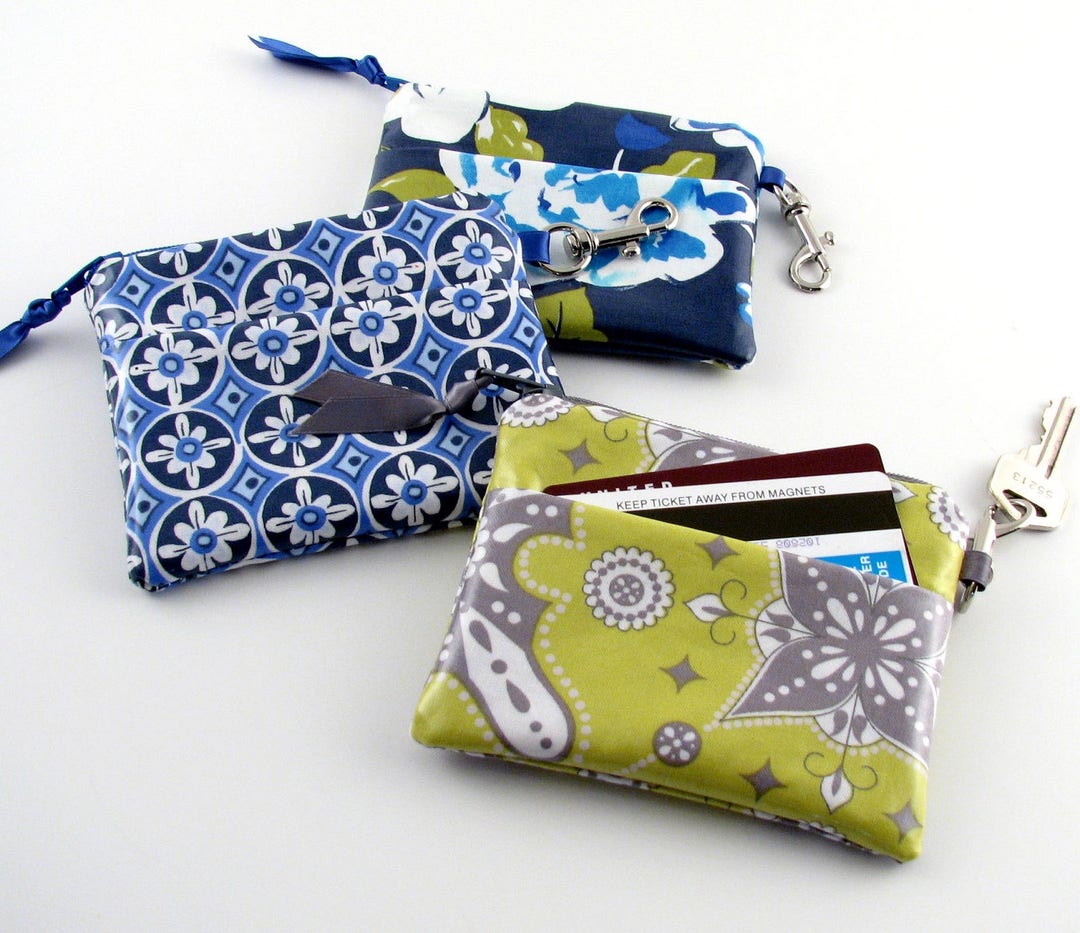 Credit Card Holder, Vinyl Coin Purse, Small Zipper Pouch, Pocket Tissue ...