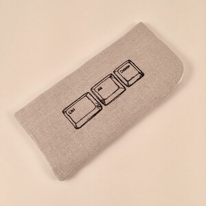 Linen Eyeglass Case, Eiffel Tower Eyeglass Case, Geek Glasses Eyeglass ...