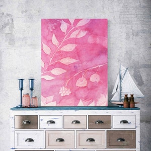 Spring Leaf, Spring Print, Spring Leaf Print, Leaf Print, Botanical ...