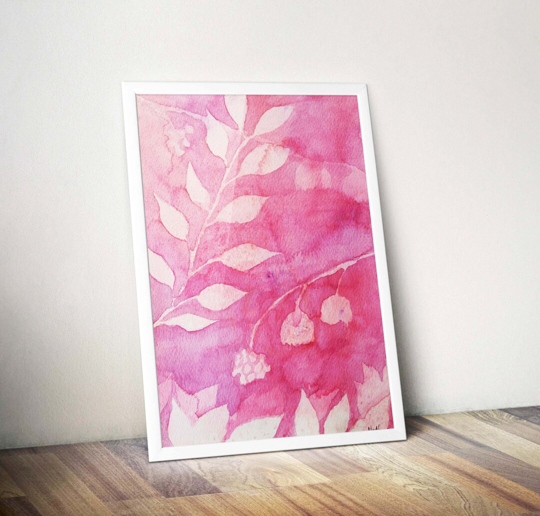 Spring Leaf, Spring Print, Spring Leaf Print, Leaf Print, Botanical ...