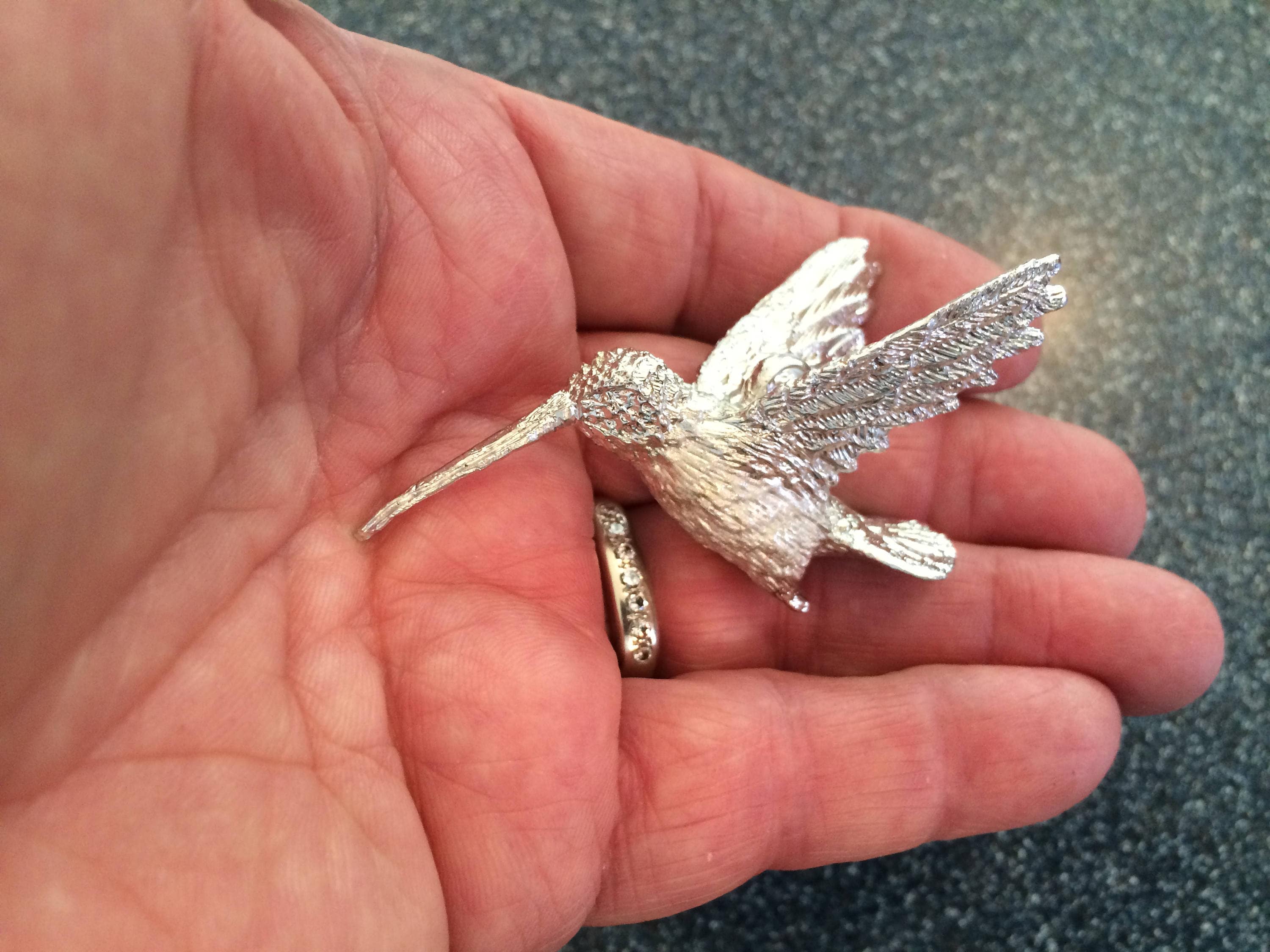 Hummingbird, Life Sized, Cast With Lead Free Pewter in Colorado - Etsy