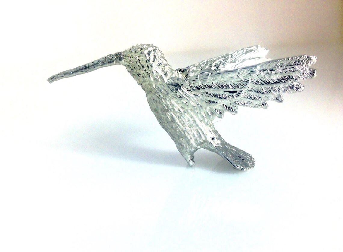 Hummingbird Ornament Life Sized Cast With Lead Free Pewter - Etsy