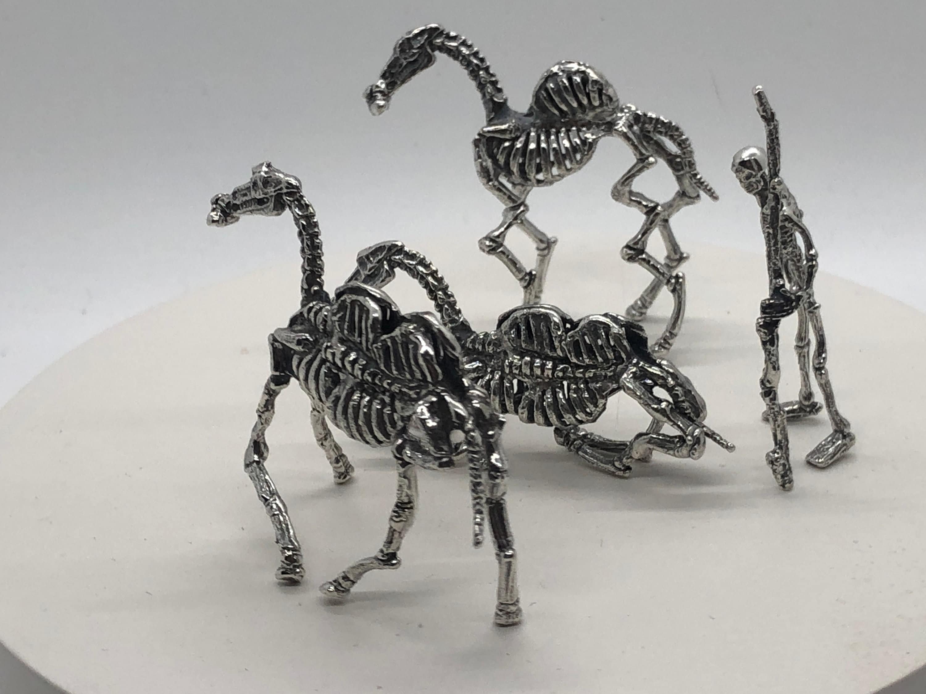 Nativity Set Sterling Silver Skeletons 36 Separate Pieces: | Etsy