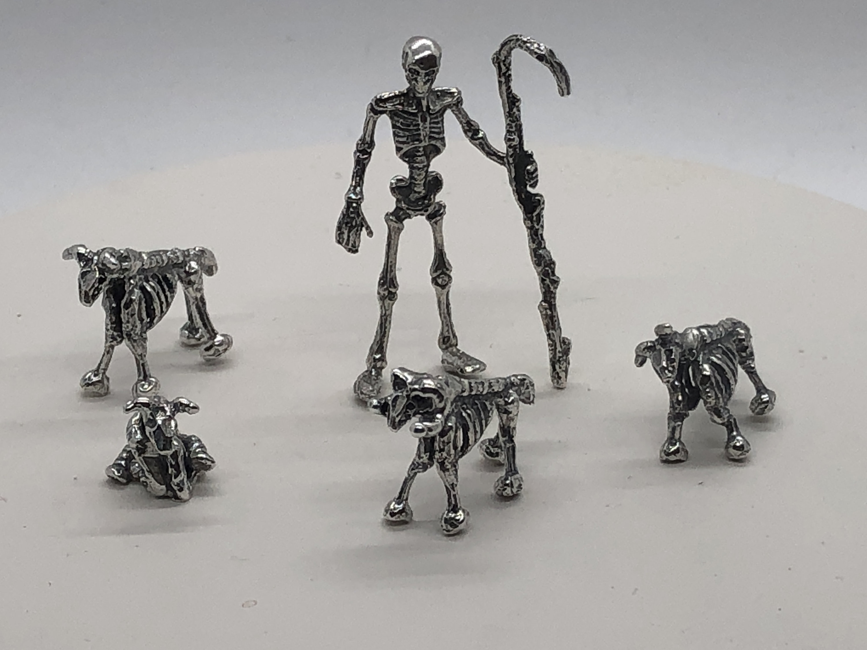 Nativity Set Sterling Silver Skeletons 36 Separate Pieces: | Etsy