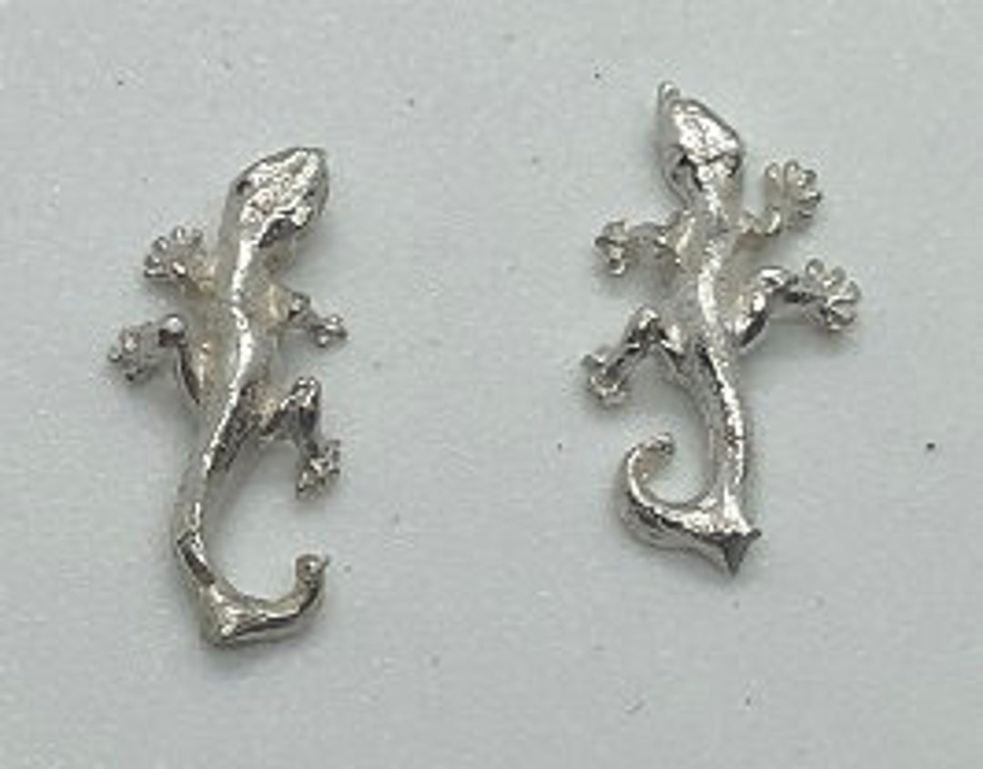 Gecko, 20 Sterling Silver Small Castings for Silversmithing Projects ...